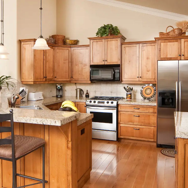 Natural Wood Kitchen Units